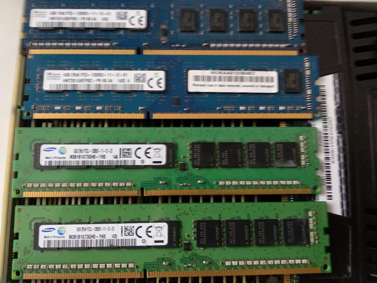 RAM DDR2-DDR3-DDR4-DDR5 - 2/4/8/16/32 GB - Testare / Instalare
