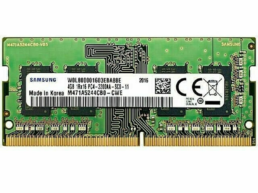 250 lei - 4GB, DDR4, 3200 Ghz Samsung 1Rx16 PC4 SODIMM для ноутбука