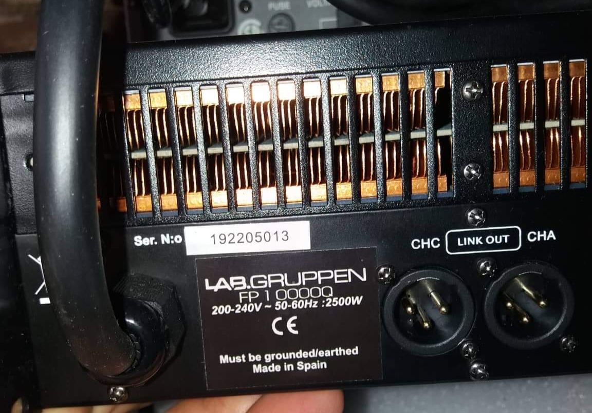 Lab Gruppen FP10000q Made in Spania