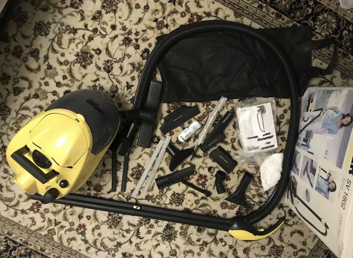 Karcher sv 1802 пылесос с паром состояние хорошее керхер пылесос с паром