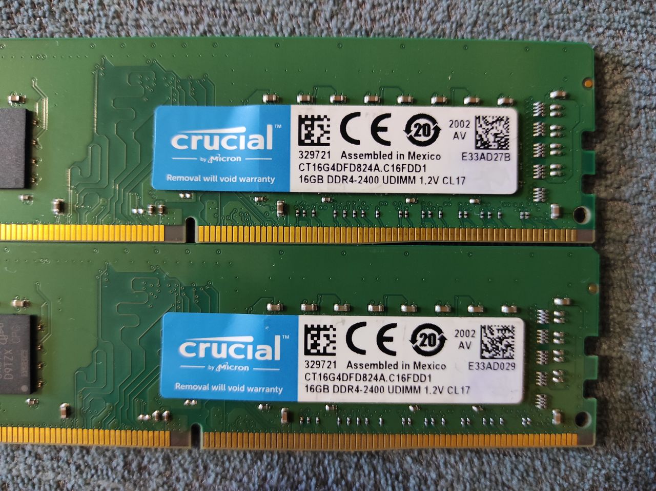 ddr4-2400mhz 32gb, ddr4-3200mhz 16gb, ddr4 8gb