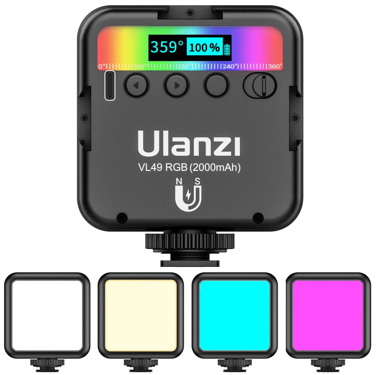 Lampa LED RGB Ulanzi VL49 2000mAh