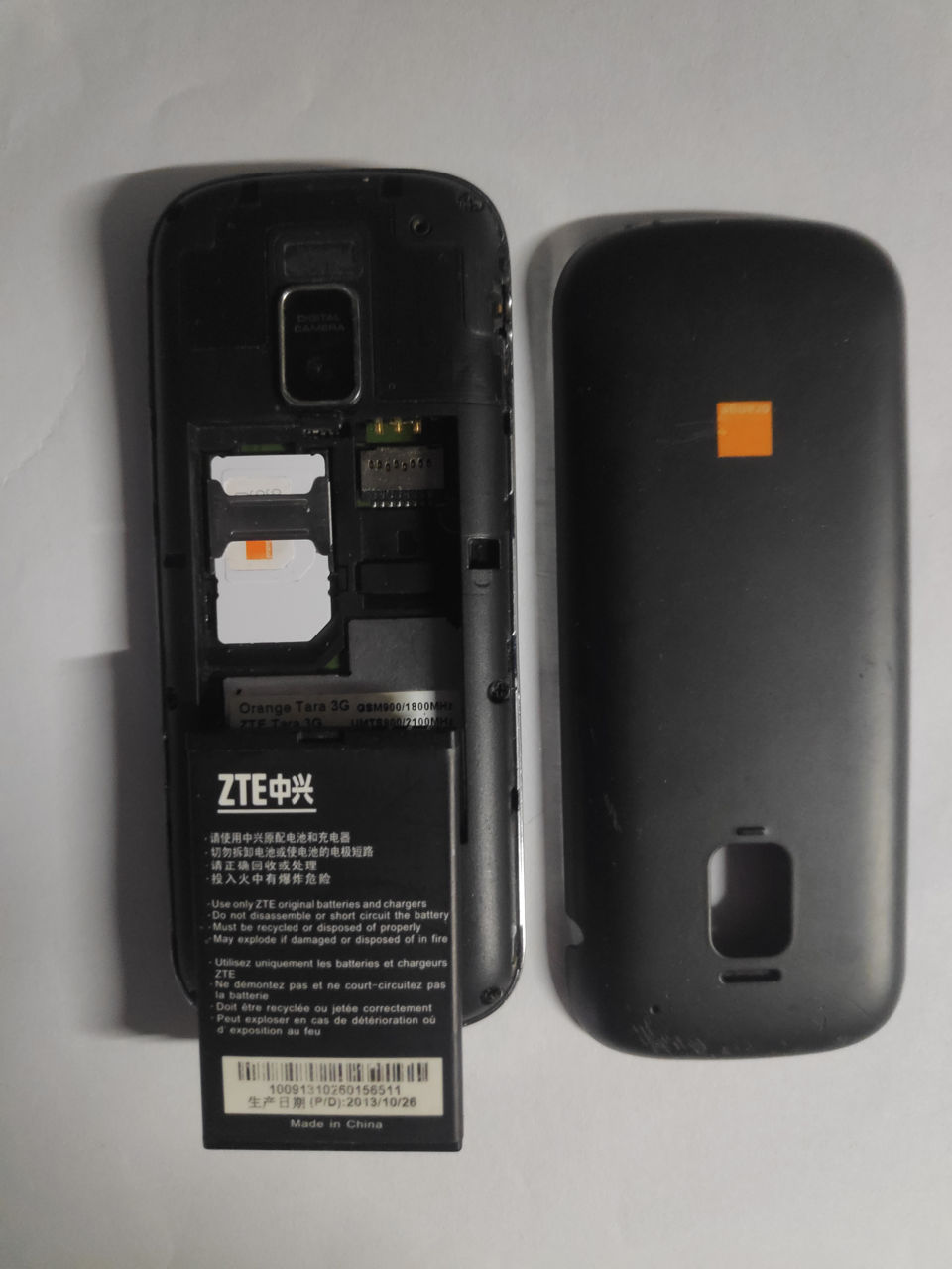 Zte Tara 3g orange.