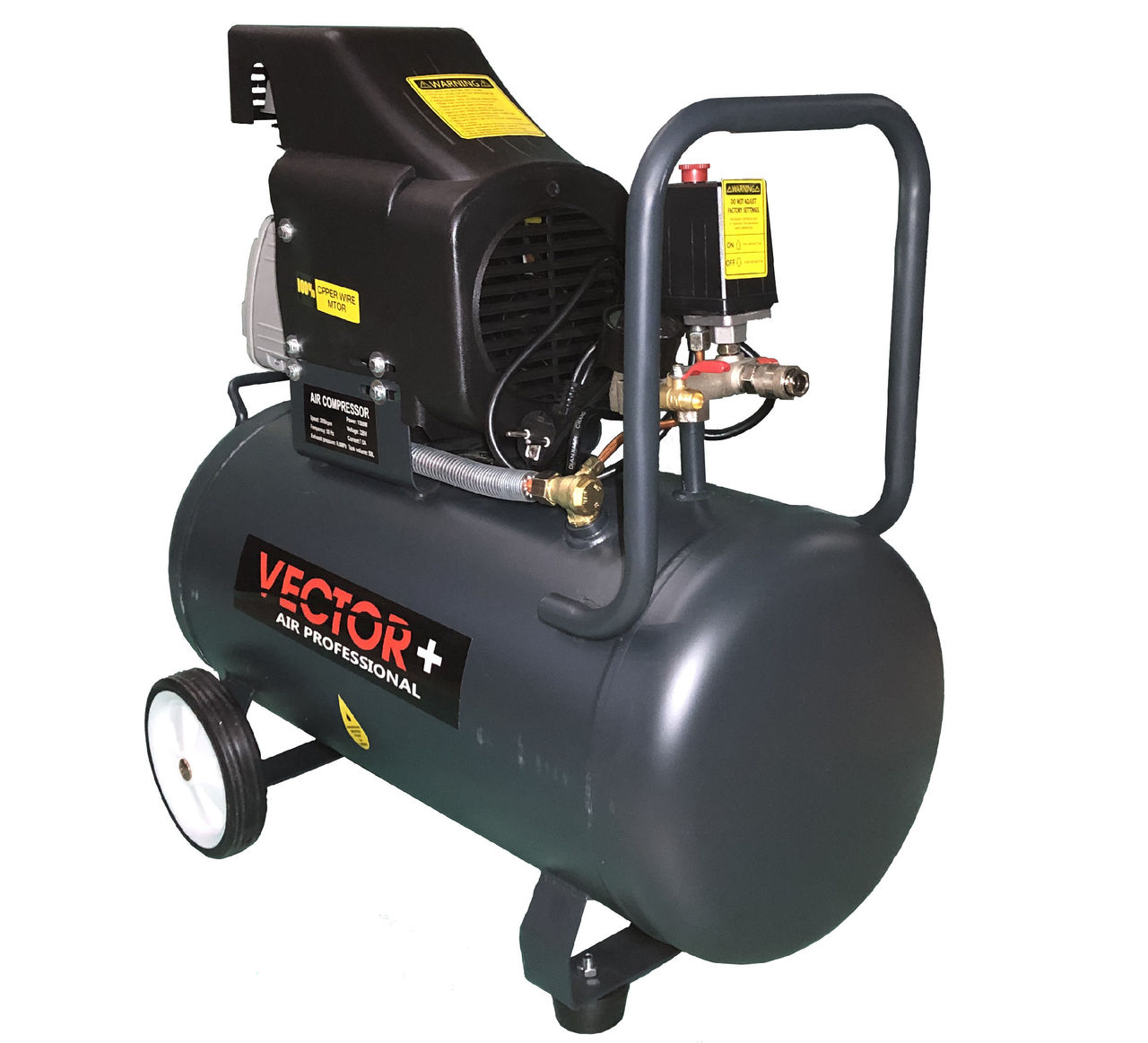 Compresor de aer vector+ 5cp 1500w 50l (cu ulei)- livrare rapida ...