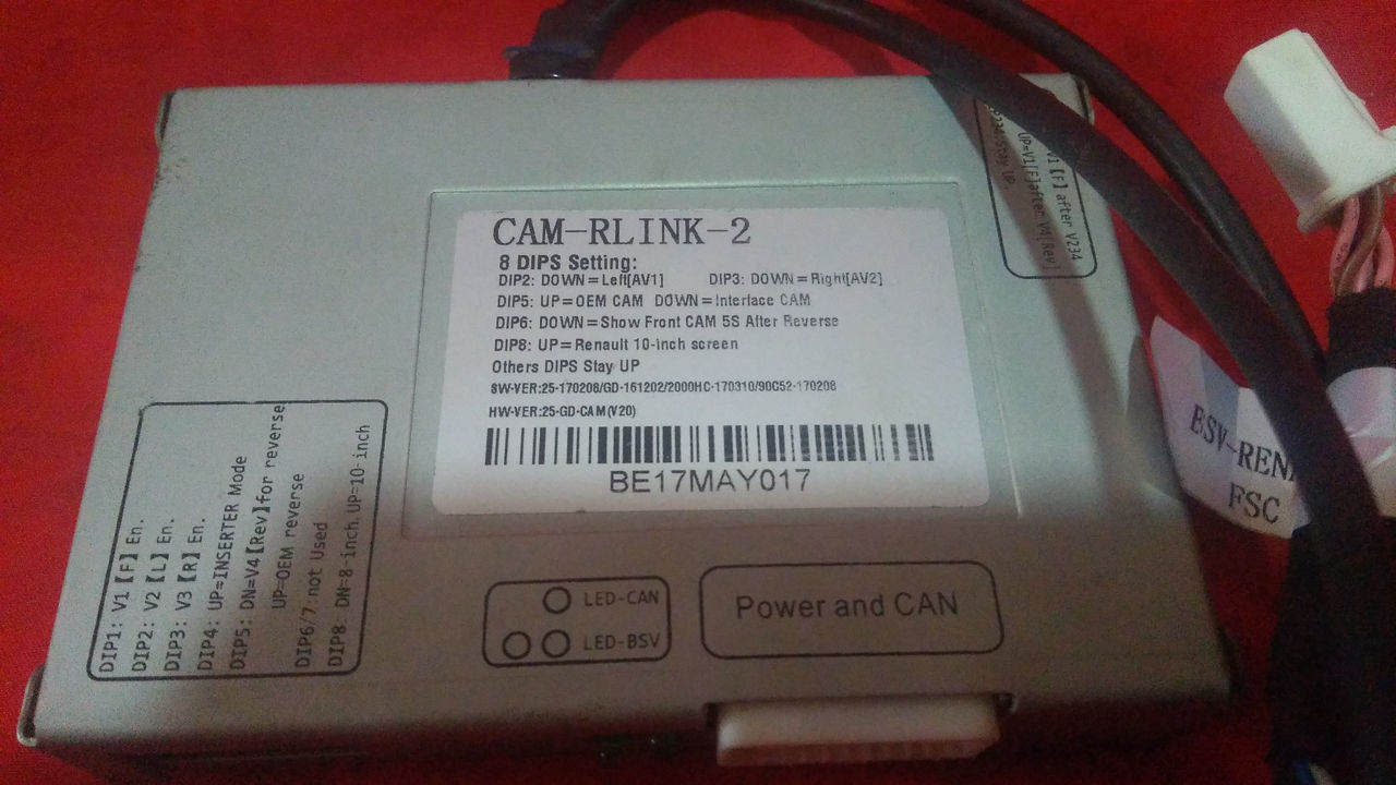 Cam-Rlink 2 blok pt 4 camere.scenic megan 4 .talisman.kadjar