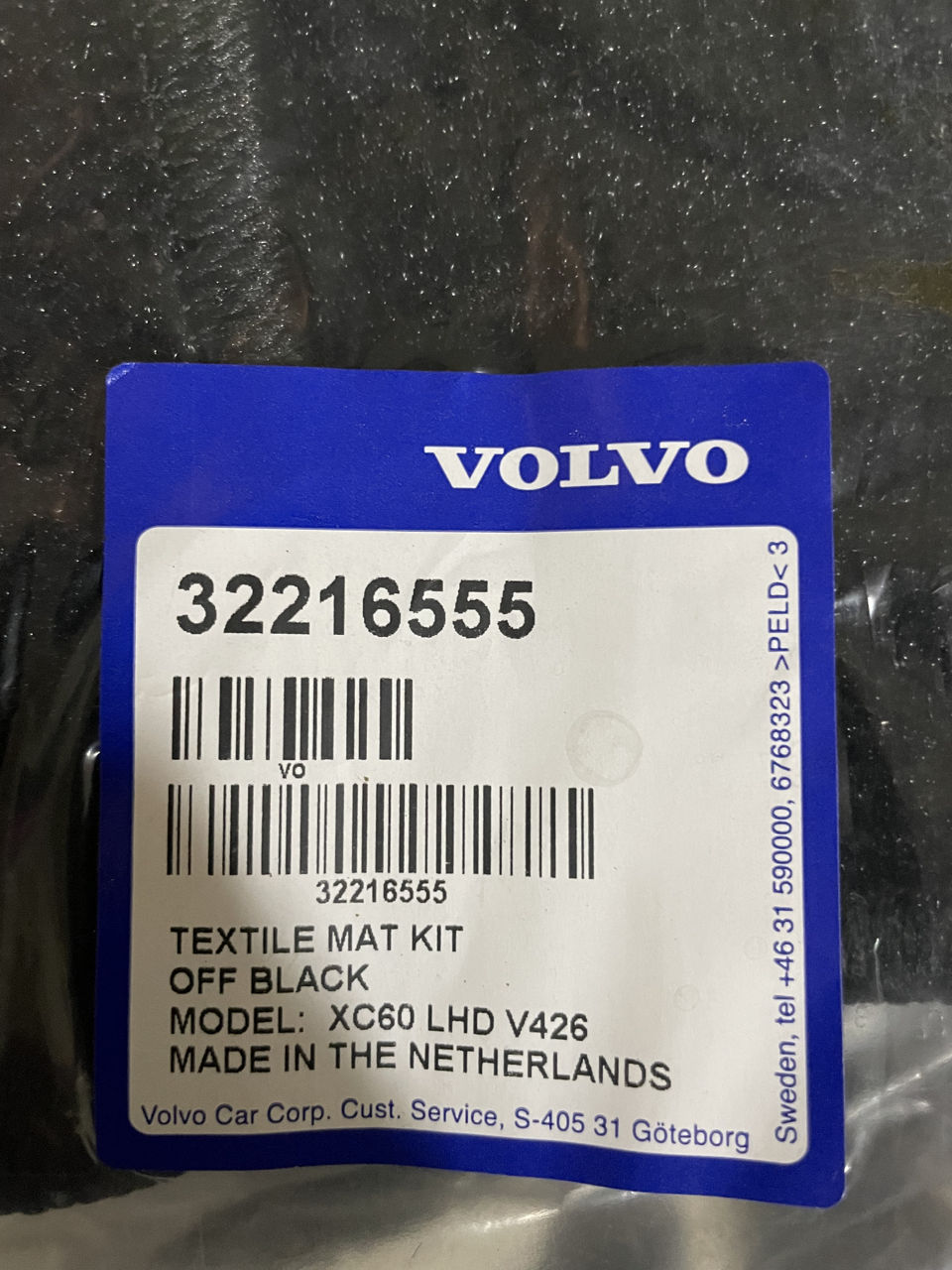 Covorase Volvo XC 60 - noi originale