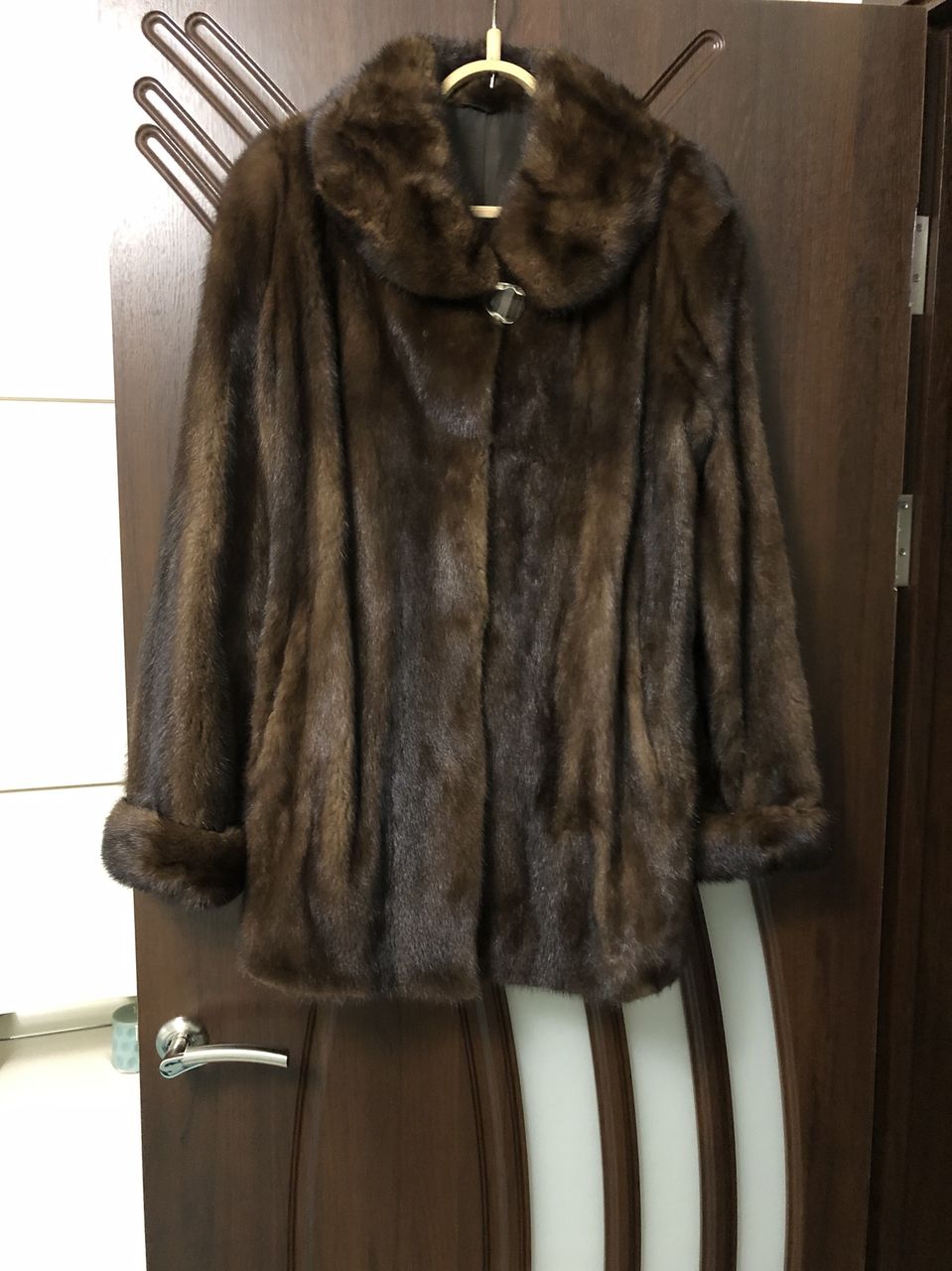 Натуральная норковая шуба!!!