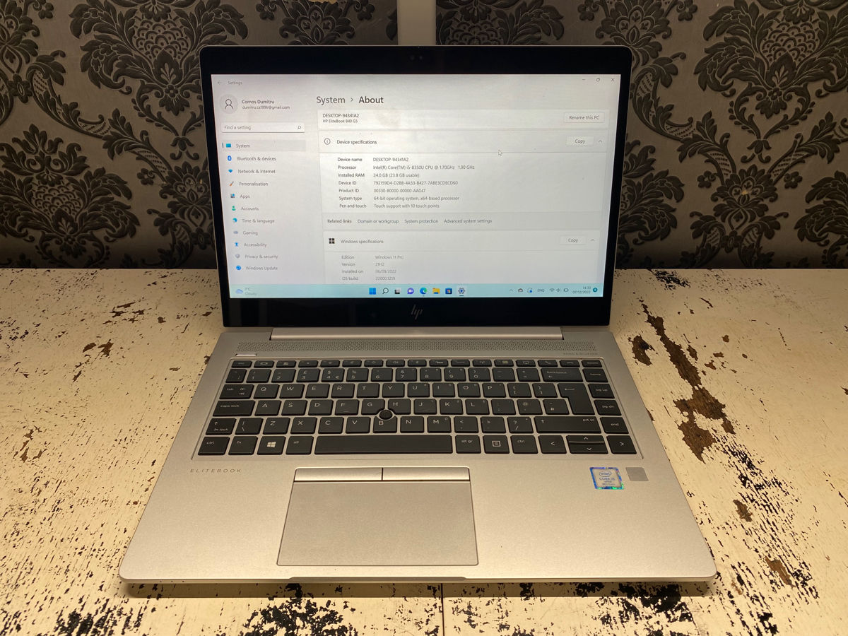 HP EliteBook 840 G5 - TOUCHSCREEN