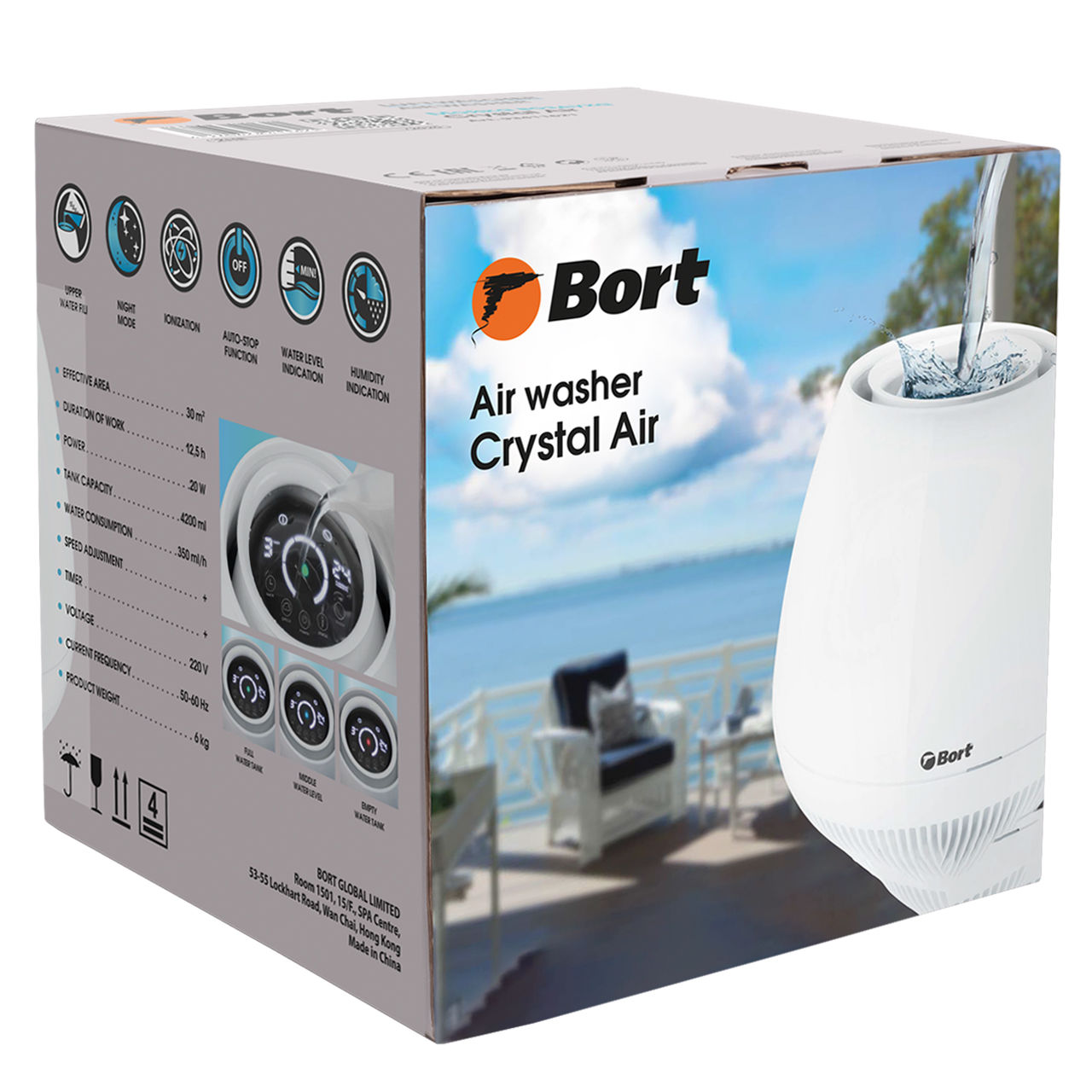 Purificator de aer BORT Crystal Air