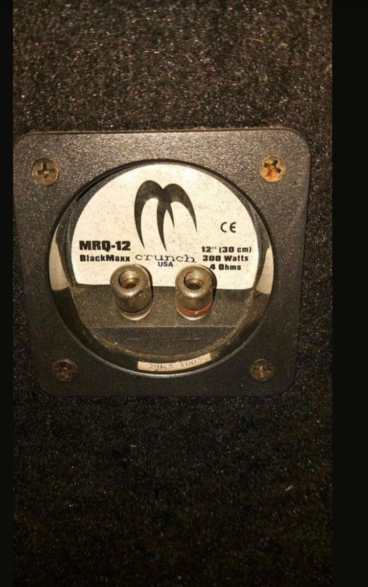 Subwoofer Crunch MRQ 12. 600 WATT