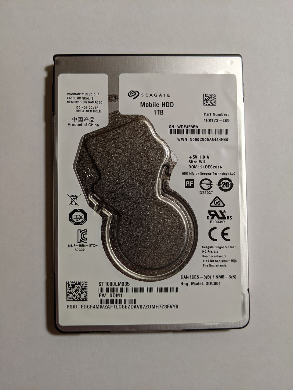 Seagate Mobile HDD 1TB