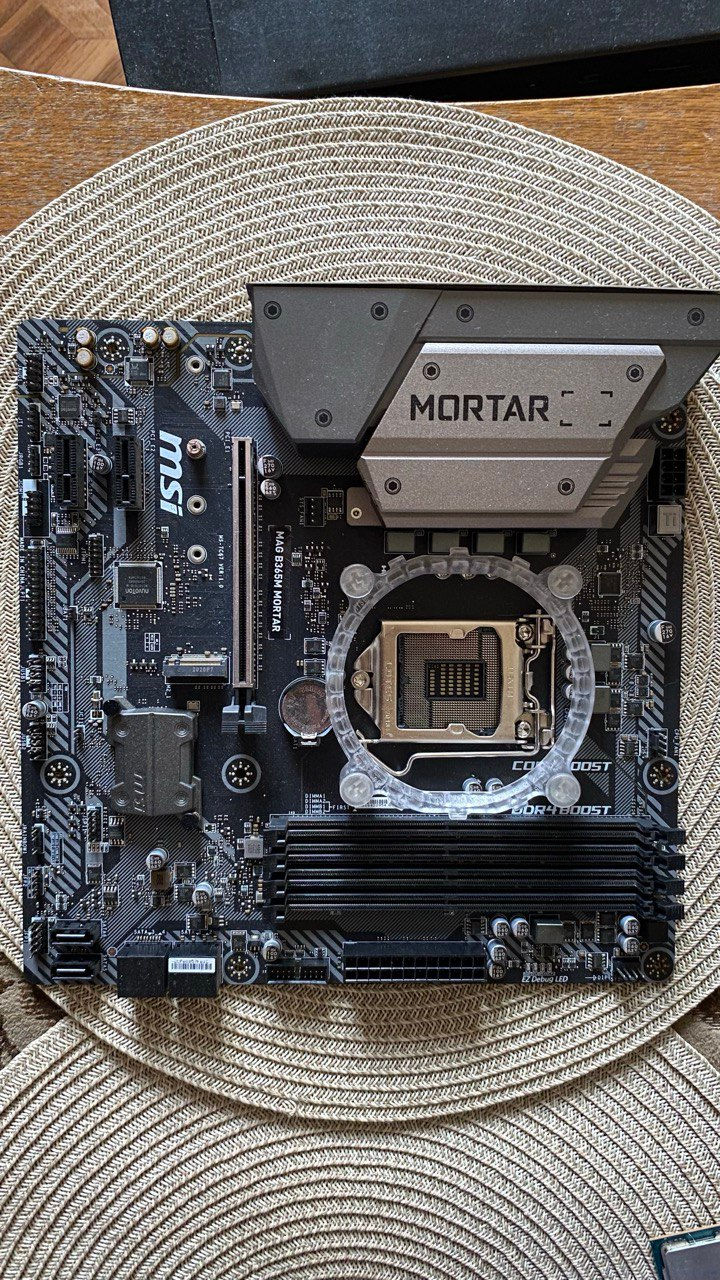 Материнская Плата Msi Mag B365m Mortar (s1151, Intel B365, Pci-ex16)