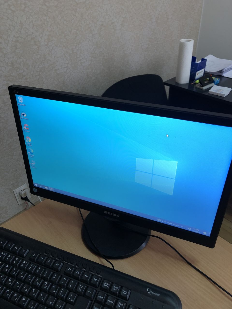 Monitor Philips 193v 18.5 inch led
