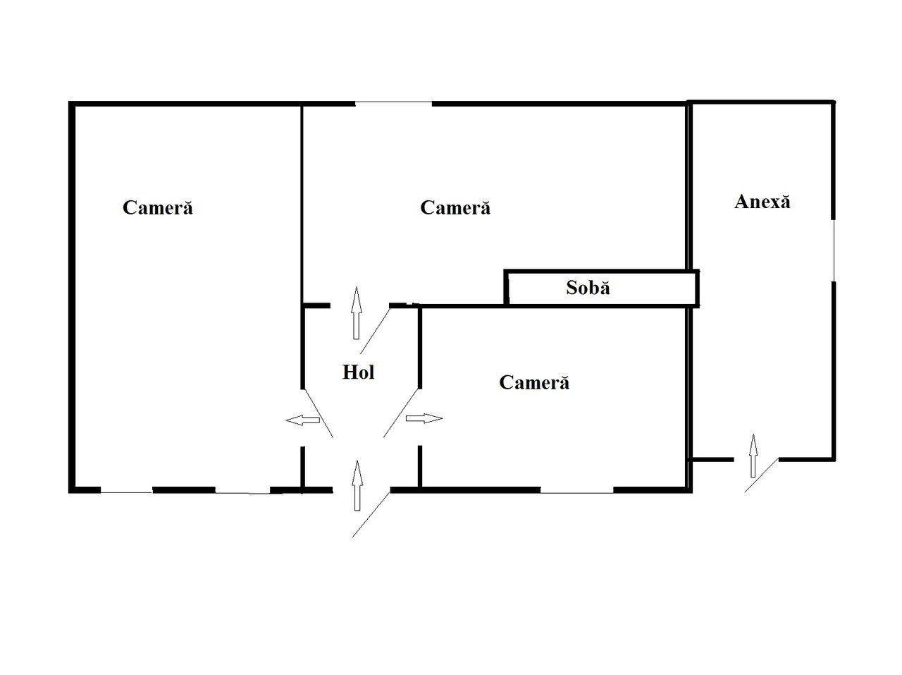 În localitatea Step Soci, r-nul Orhei, se vide casa bătrânească cu ...