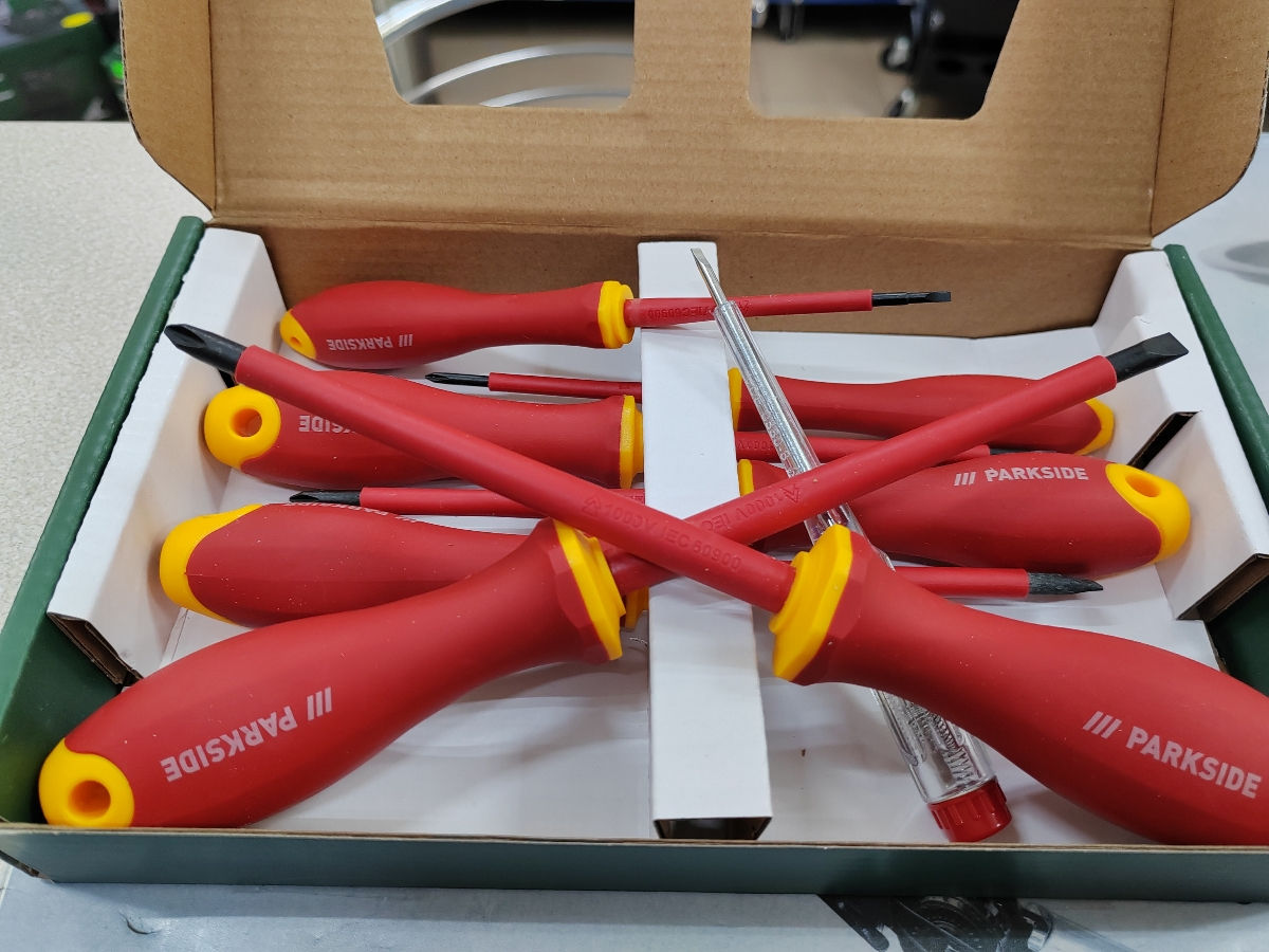 Șurubelnițe dielectrice Parkside VDE