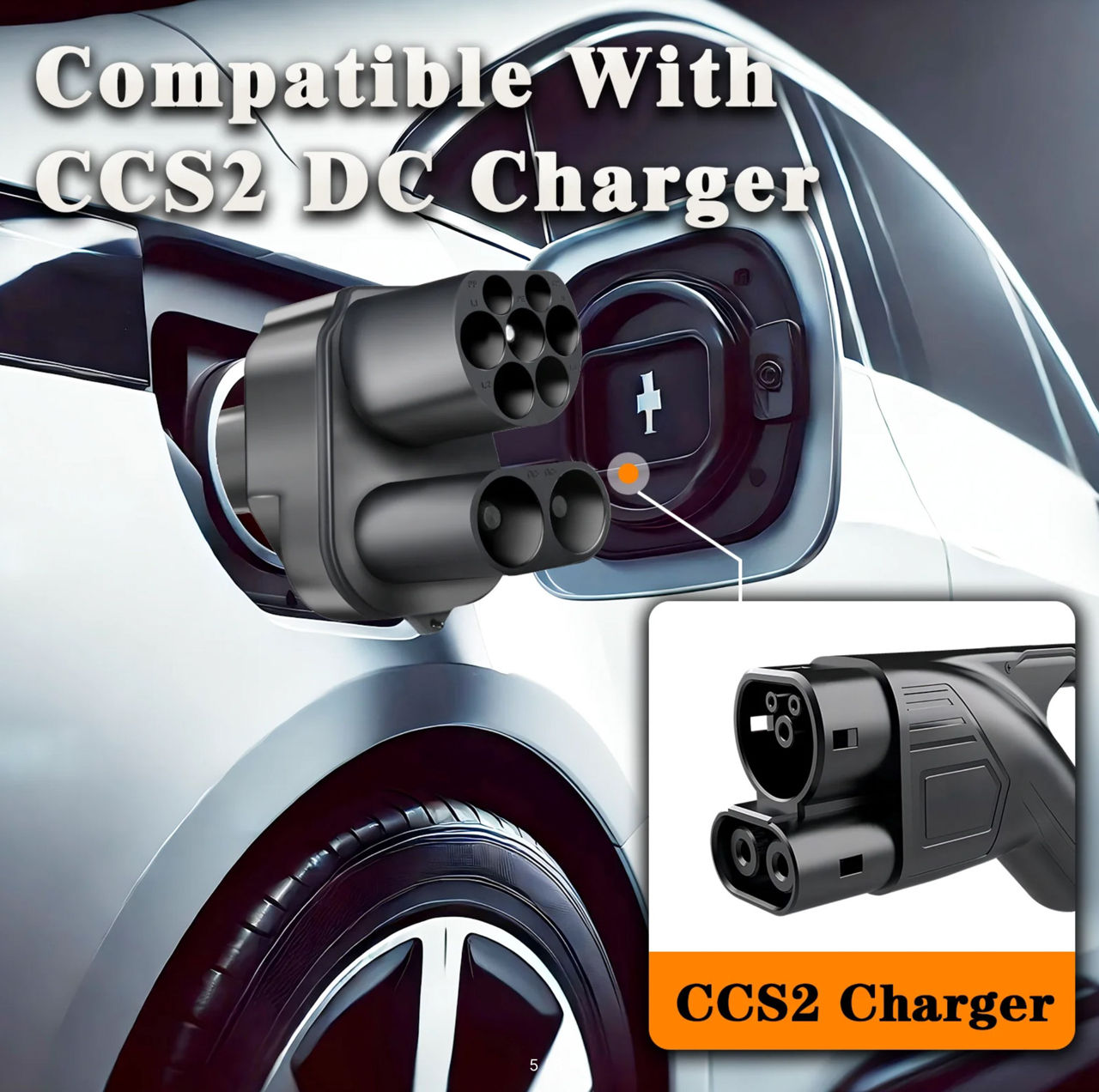 Adaptor universal Tesla (SUA) CCS2 Type 2 (AC + DC), versiunea 2025 GEN3