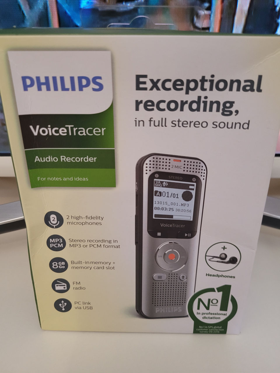 Philips voice tracer DVT 2050,nou