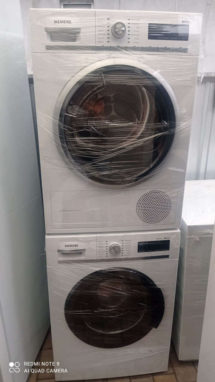 Продам комплект стиральная машина и сушка siemens iq 700 в идеальном ...