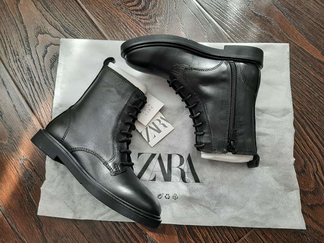 Кожаные ботинки Zara,28 размер