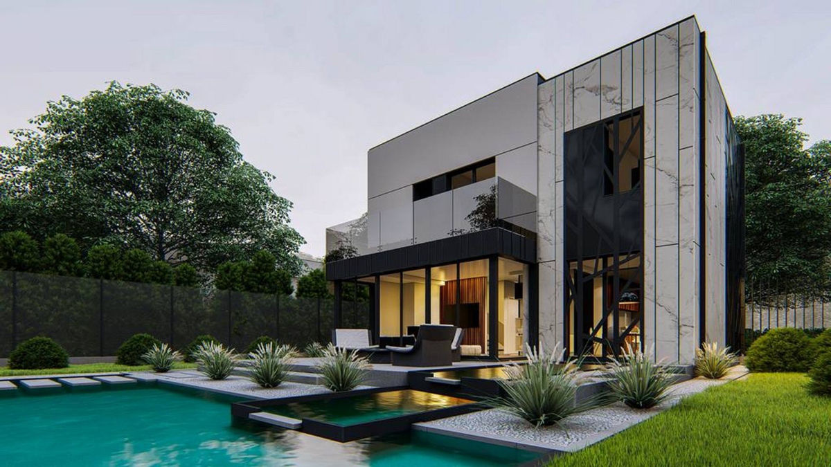 Casa Hi Tech in Moldova 134,56 m.p.