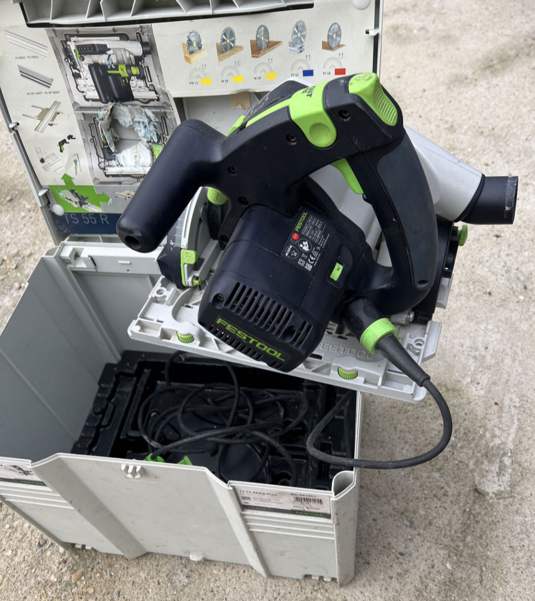 Circular manual Festool TS55 REBQ-Plus