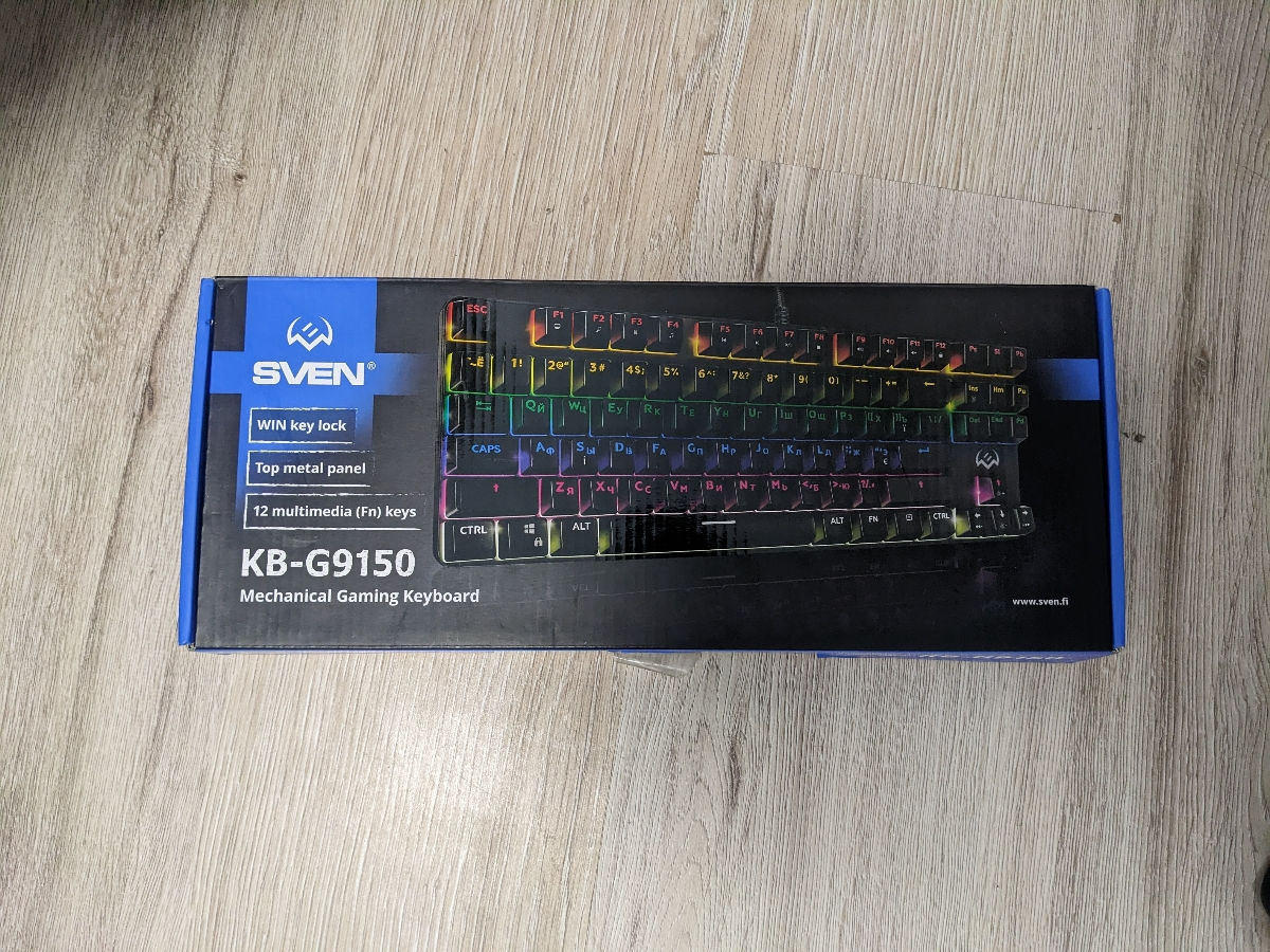 Gaming Mechanic Keyboard Sven KB-G9150