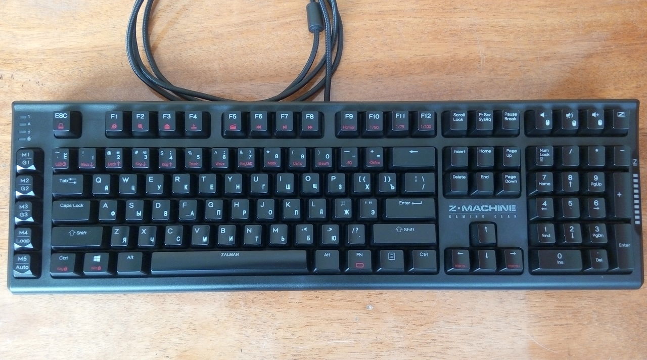 Zalman K700M Cherry MX Red + Mods