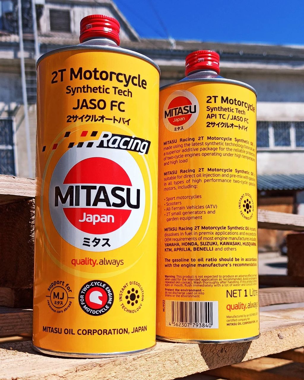 Масло MITASU RACING 2T FC 1L