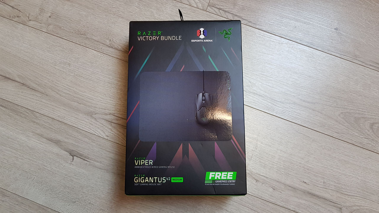 Razer Viper + Razer Gigantus V2 medium pad