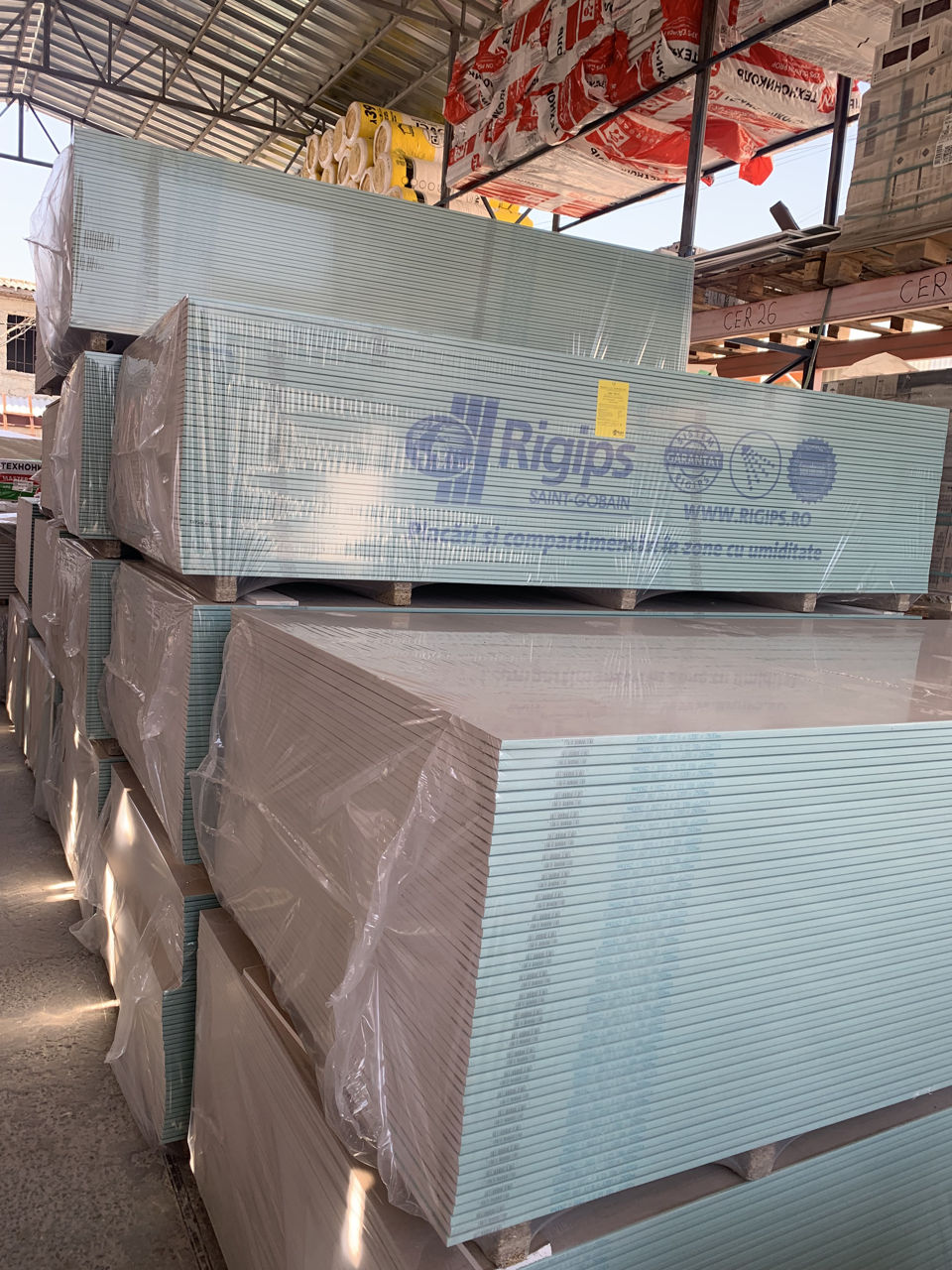 Гипсокартон Knauf Rigips 9,5-12,5