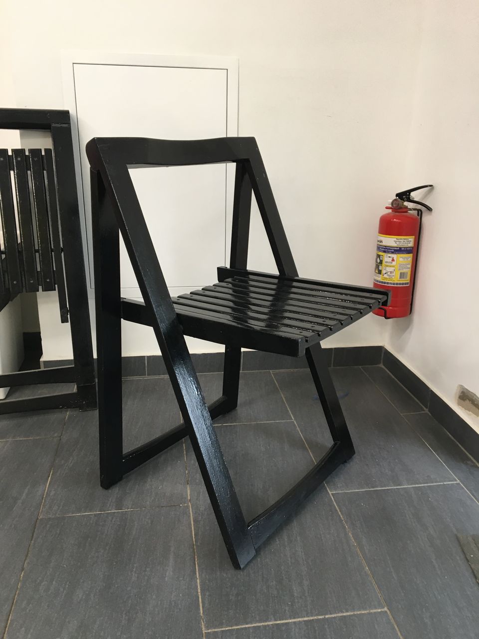 Scaune din lemn, pliante 4 buc