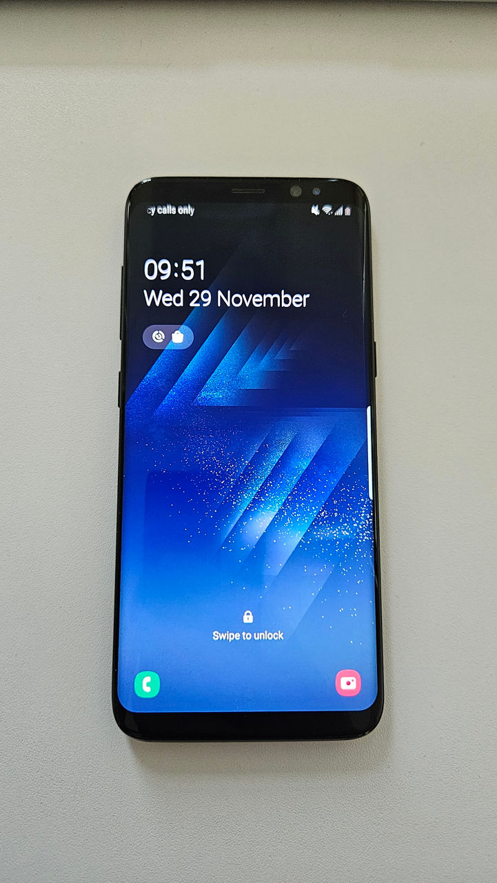 Samsung Galaxy S8, Midnight Black, 64GB