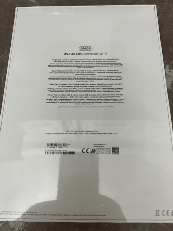iPad 9 model A2602 9th Generation 2021 256Gb Wi-Fi цвет Space Grey ...