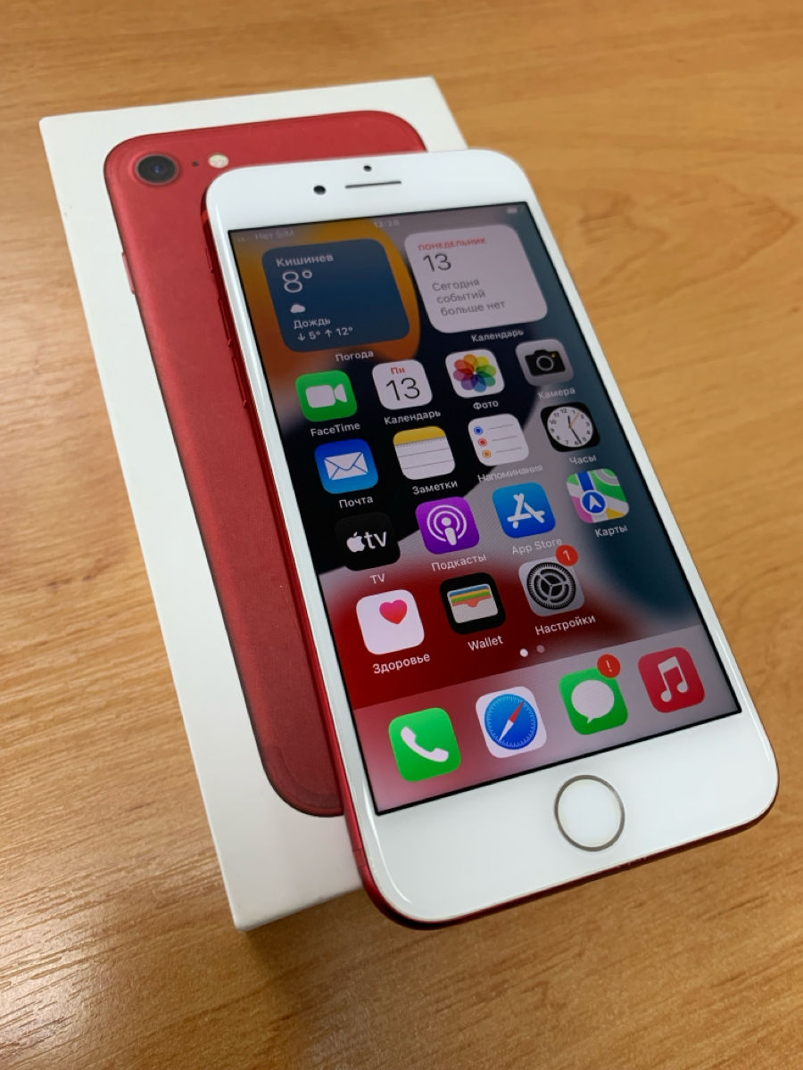 iPhone 7, Red, 128 GB