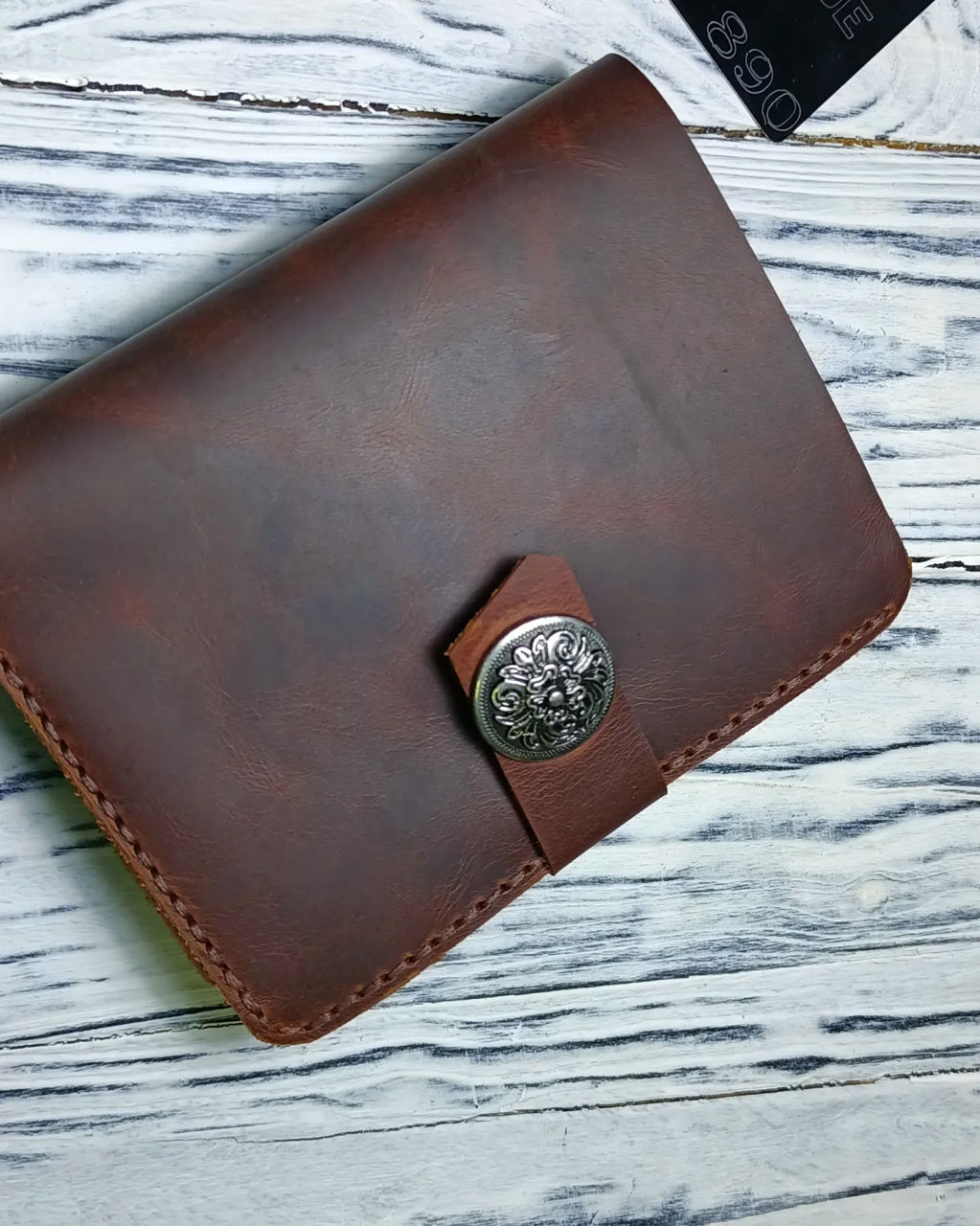 Portmonee din piele naturala Handmade