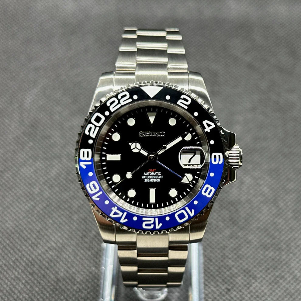 Seiko Mod GMT Batman