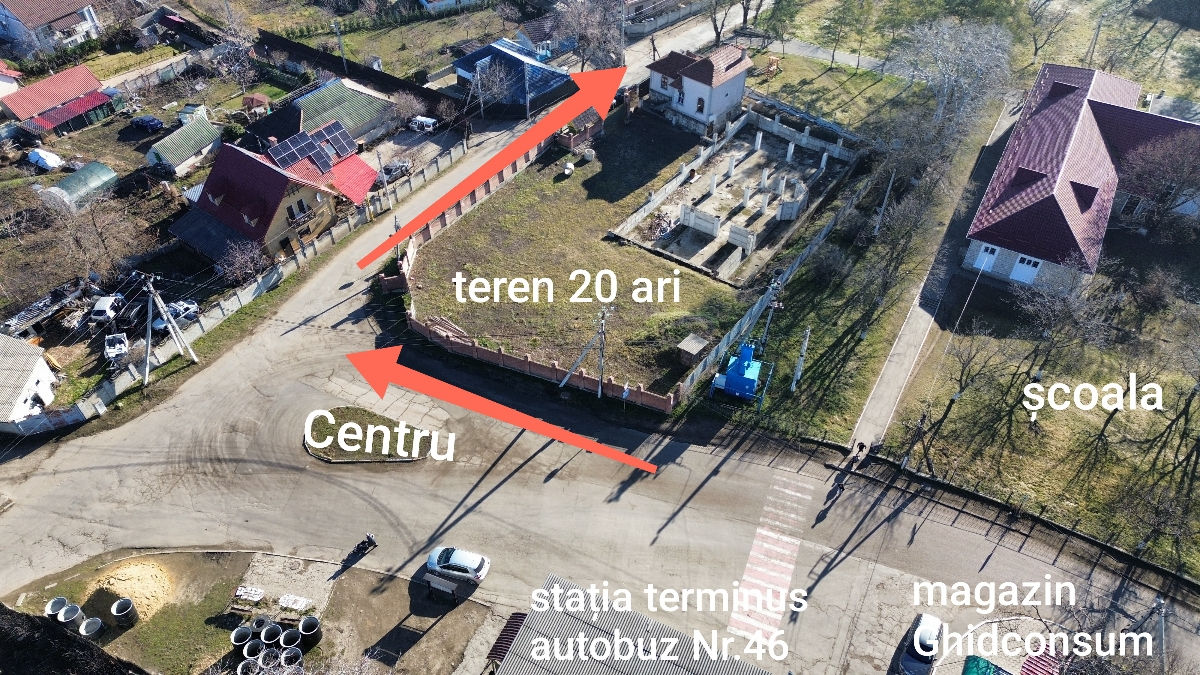 Ghidighici, teren ultracentral, 20 Ari!!!