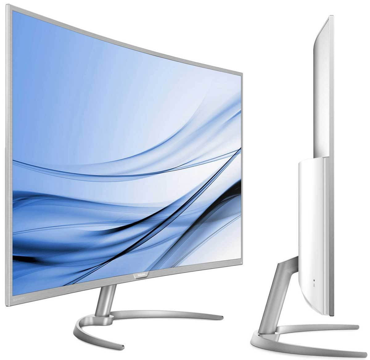 Professional Monitor 40-Inch 4K Philips Curved BDM4037UW Silver