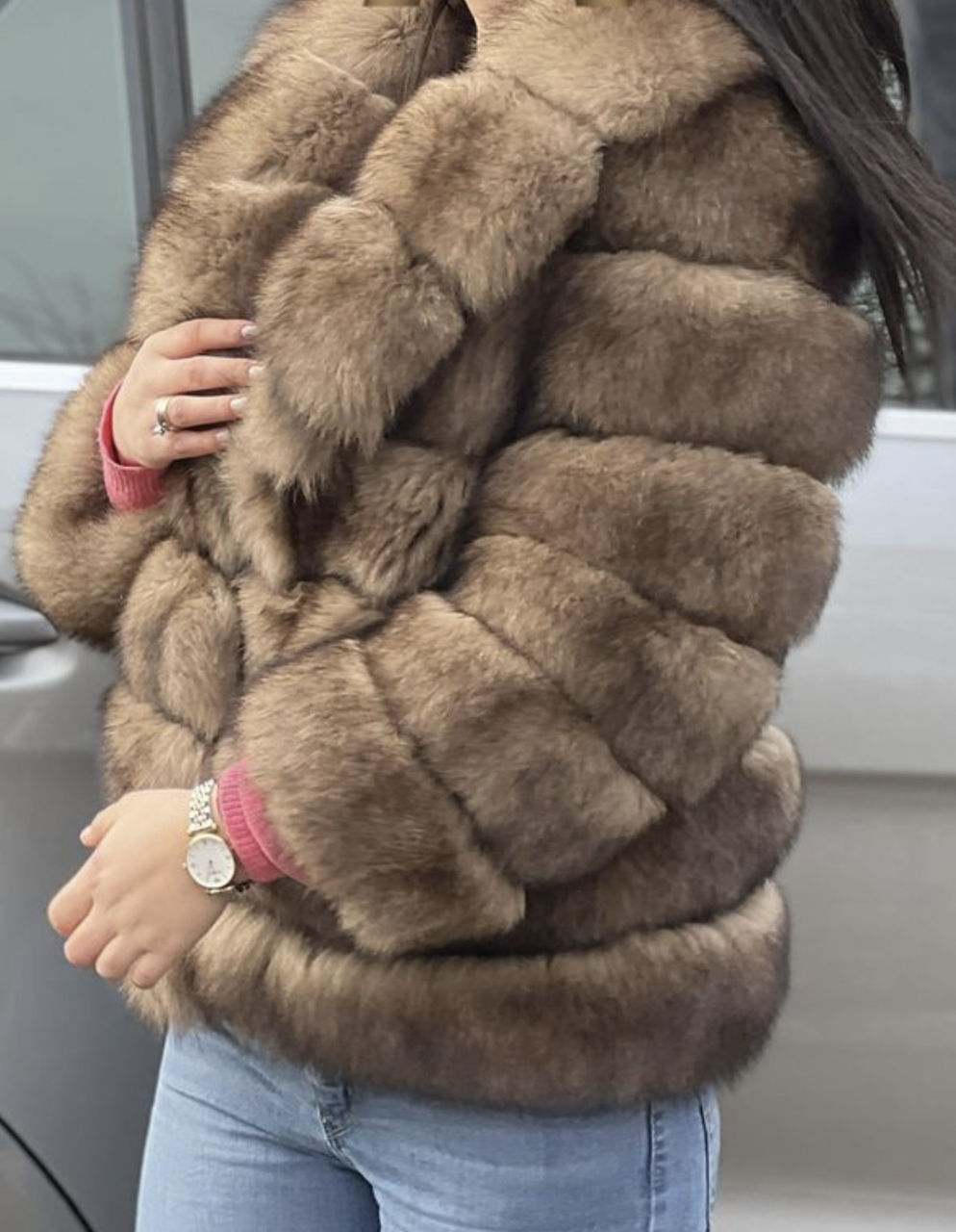 Полушубок песец