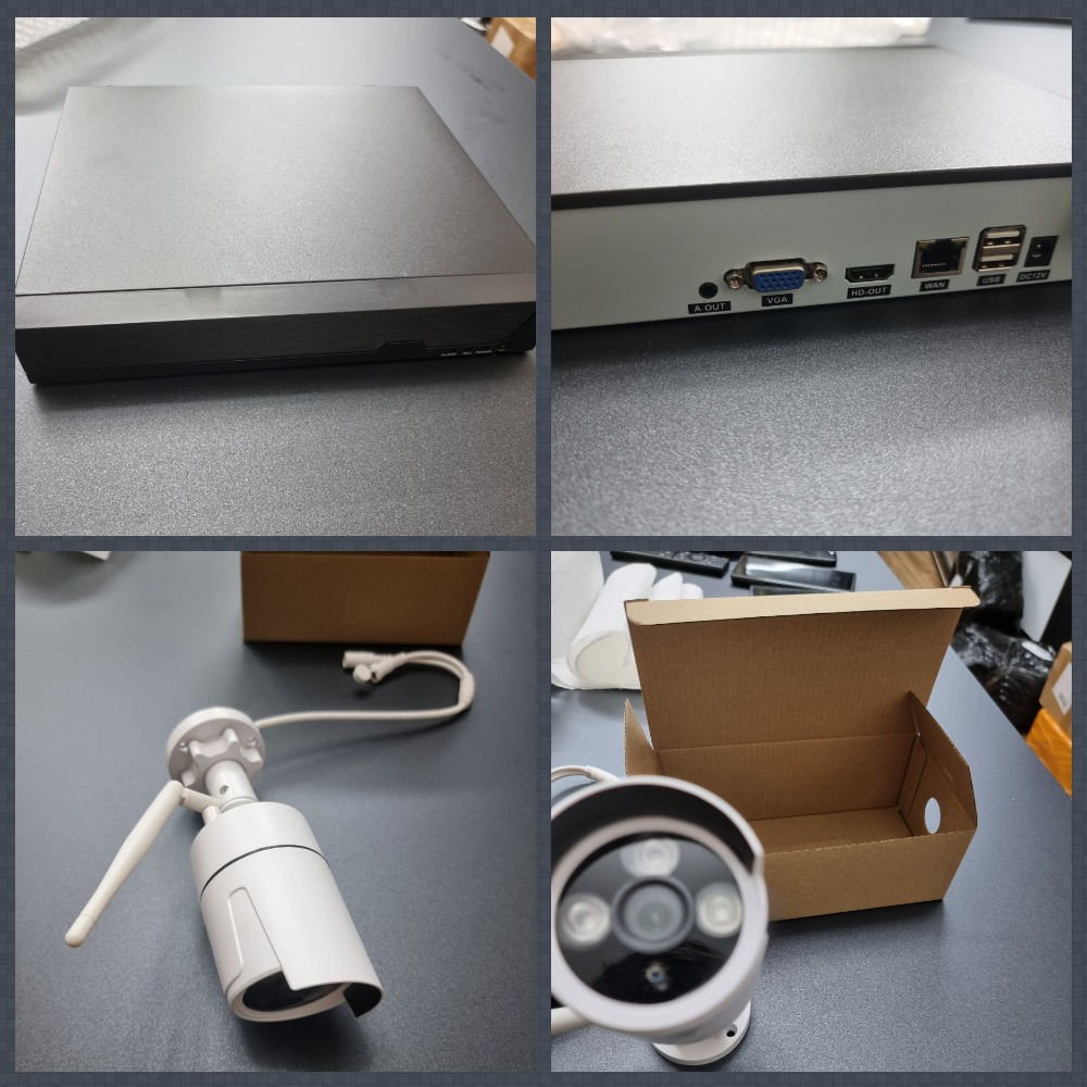 Камеры беспроводные комплект на 4/8 с поворотные DVR KIT 7103