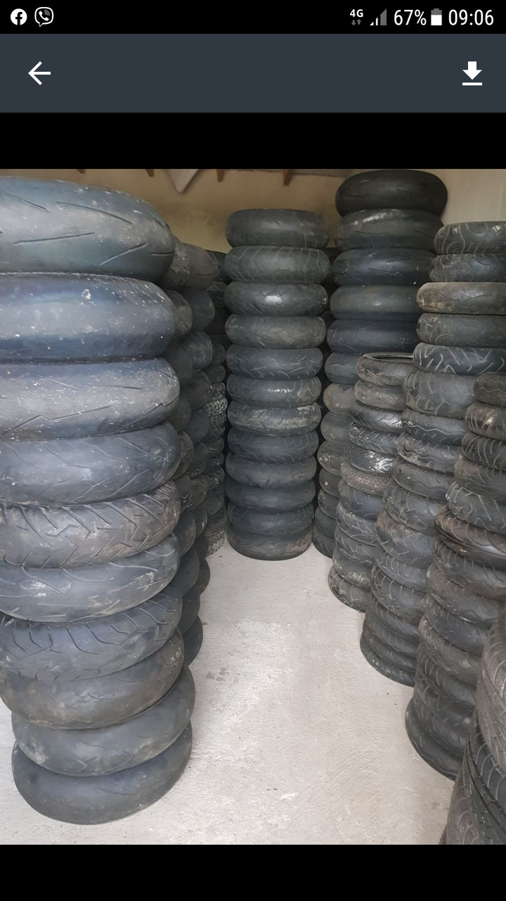 Asortiment foarte mare de anvelope uzate practic toate marimile pe MOTO