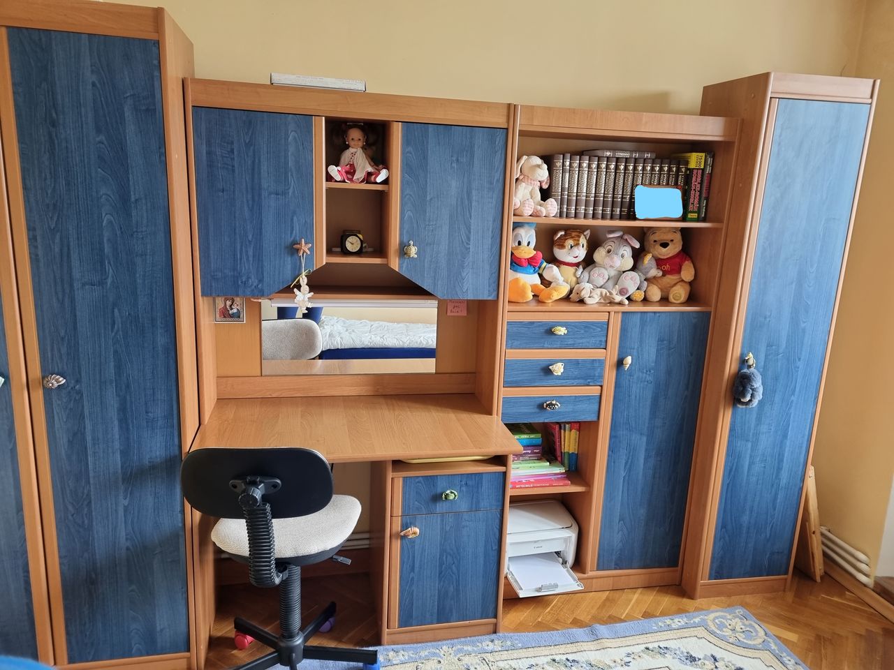 Mobila camera copil dulap + pat 3500 lei