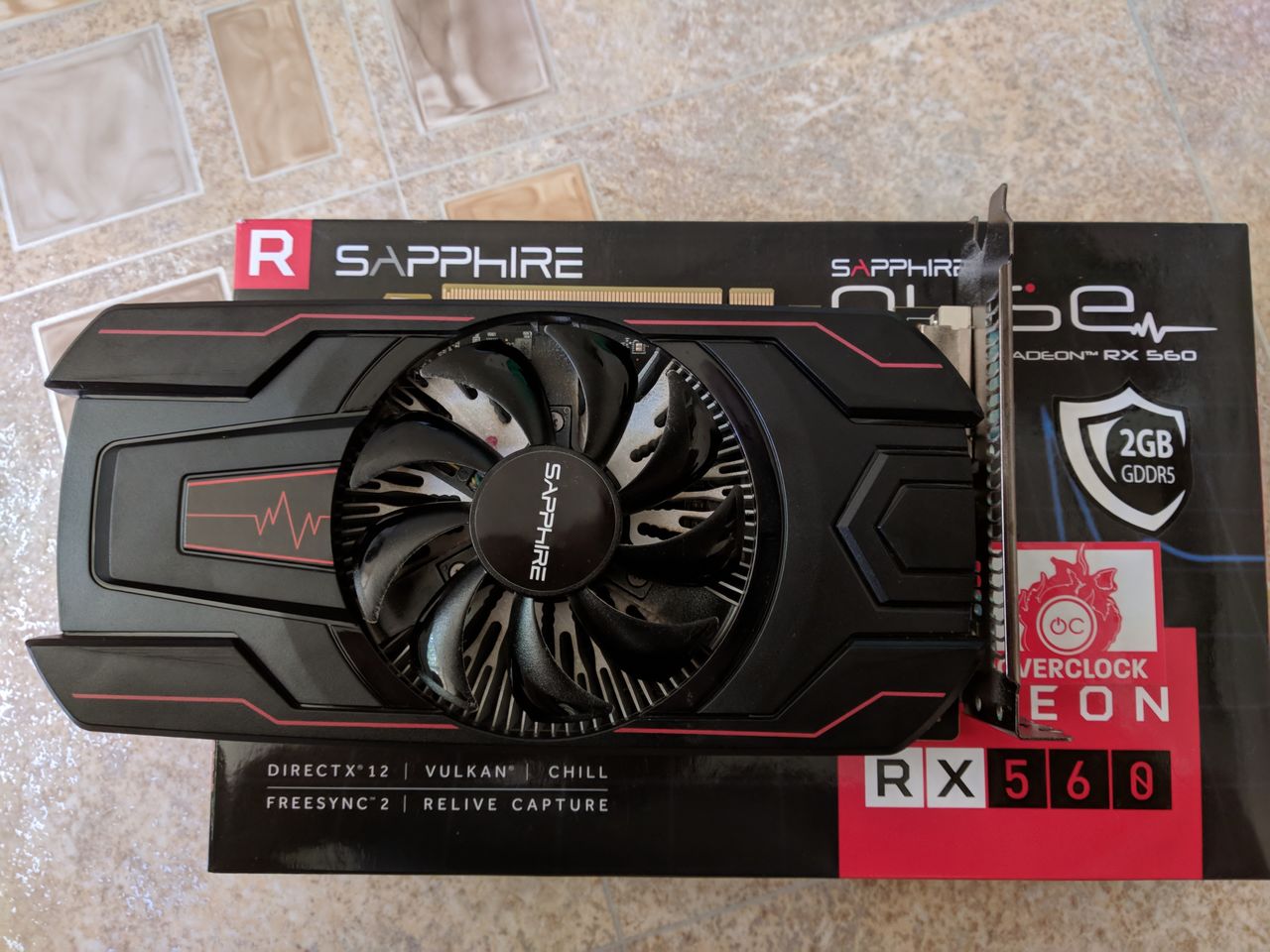 Saphire pulse rx 560 2gb , гарантия