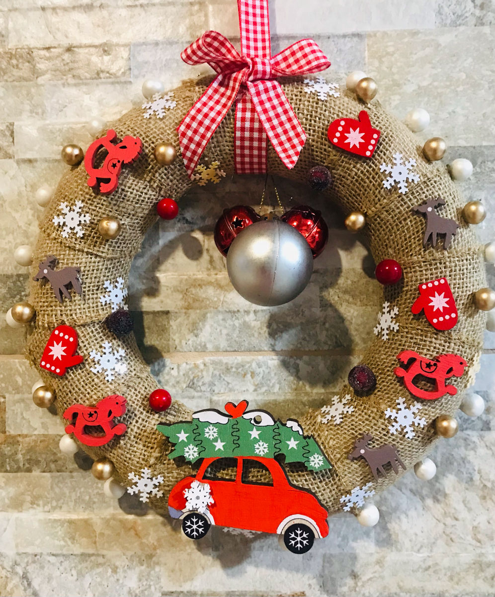 Новогодние веночки декоративные от 150