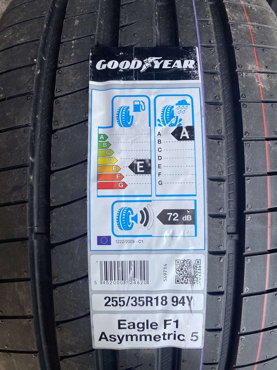 Goodyear Asymmetric 5, 255/35 R18