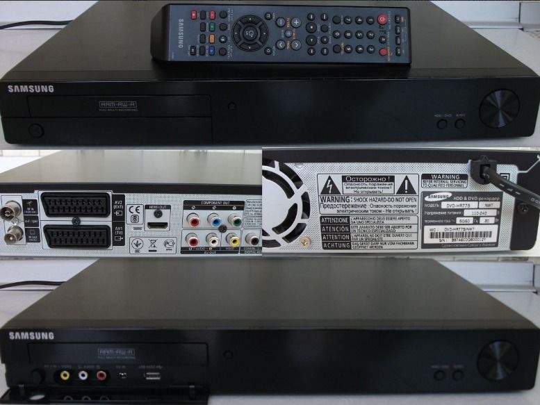 Продам DVD/HDD-рекордер Samsung DVD-HR775 с жестким диском 250 Гб