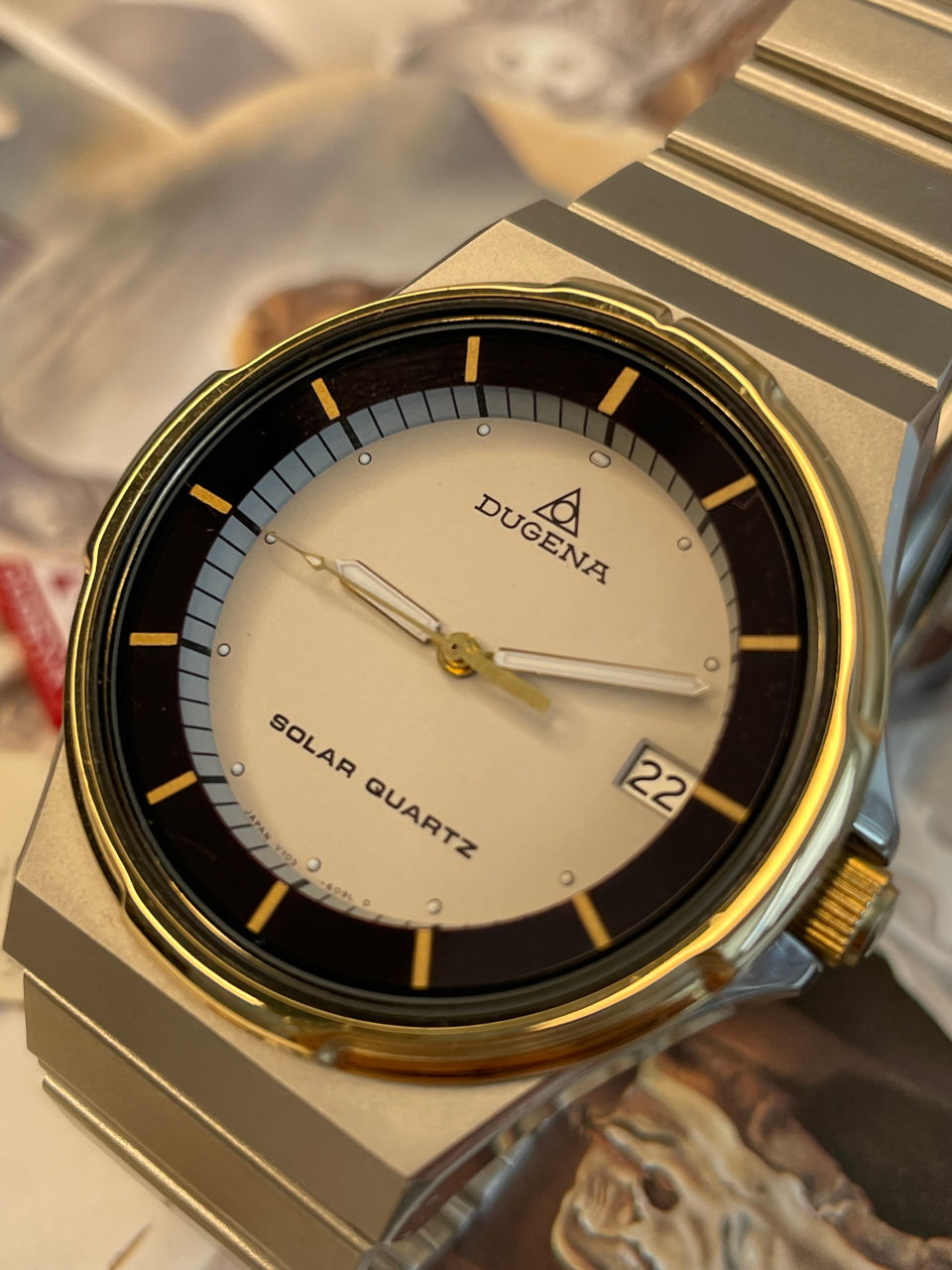 Original Dugena watch.