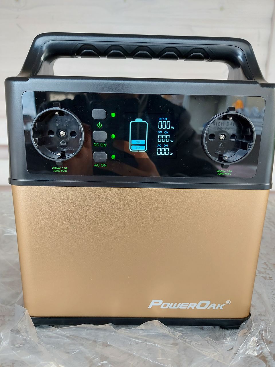 Poweroak PS5B, Baterie externă, PowerBank 400Wh / 120000mAh