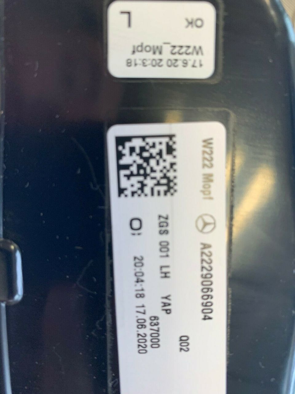 Original Mercedes S W222 A2229066904 A2229067004 Рестайлинг 195