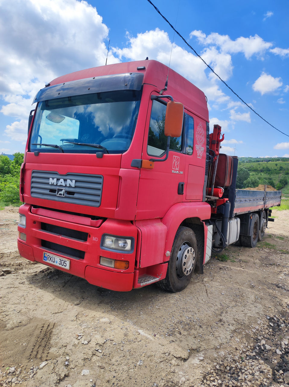 Man Tga 26.390 an. 2004 cu rulaj 1200000 km, Diesel, 36000
